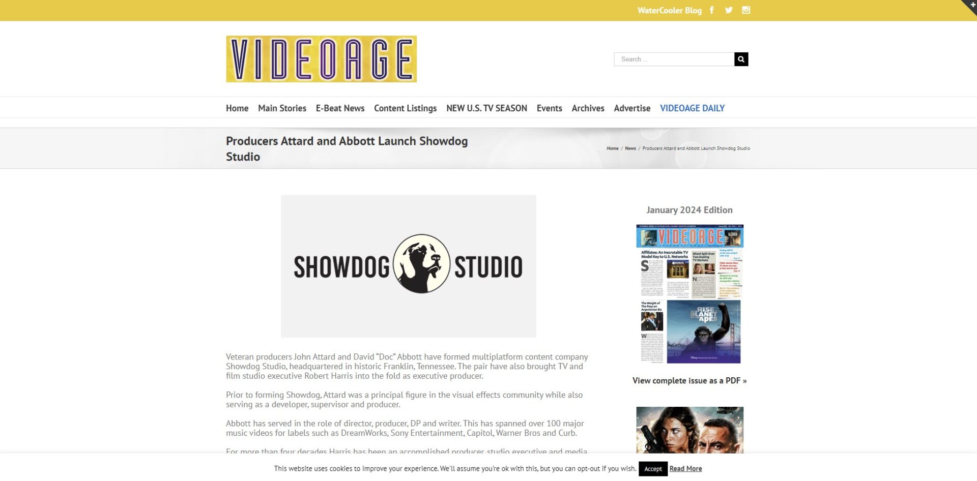 News - Showdog Studio